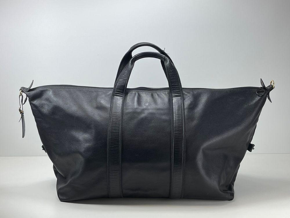 LONGCHAMP Leder Weekender mit Gurt & Organizer 52cm, Schwarz (Gebraucht ...