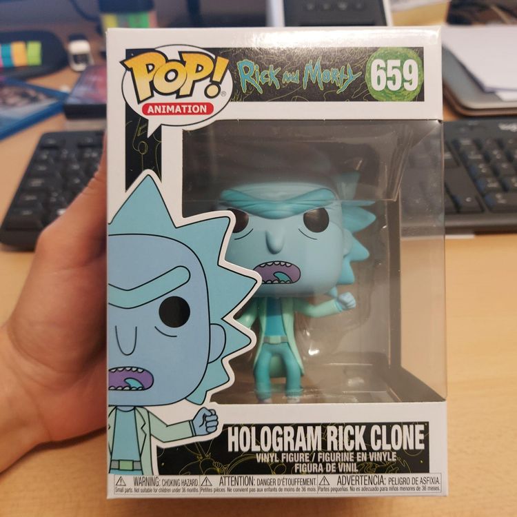 Funko POP Rick and Morty - Hologram Rick Clone | Kaufen auf Ricardo