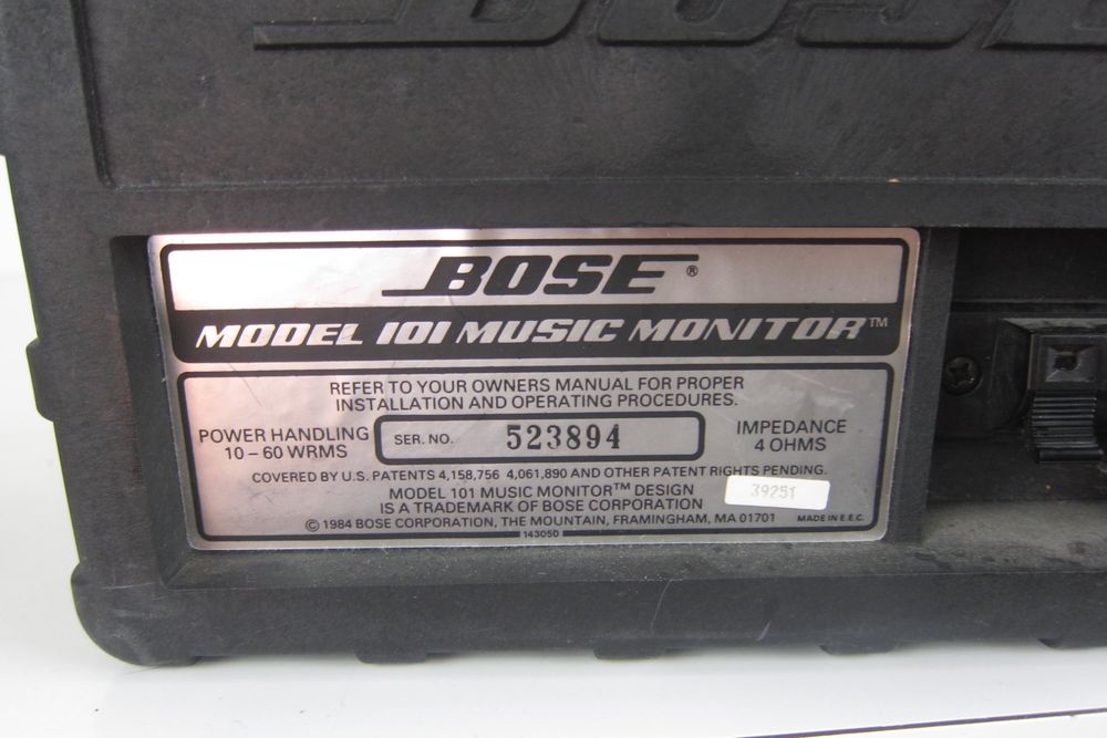 BOSE Model 101 Music Monitor (Gebraucht) in Fahrweid für CHF 35 – mit ...
