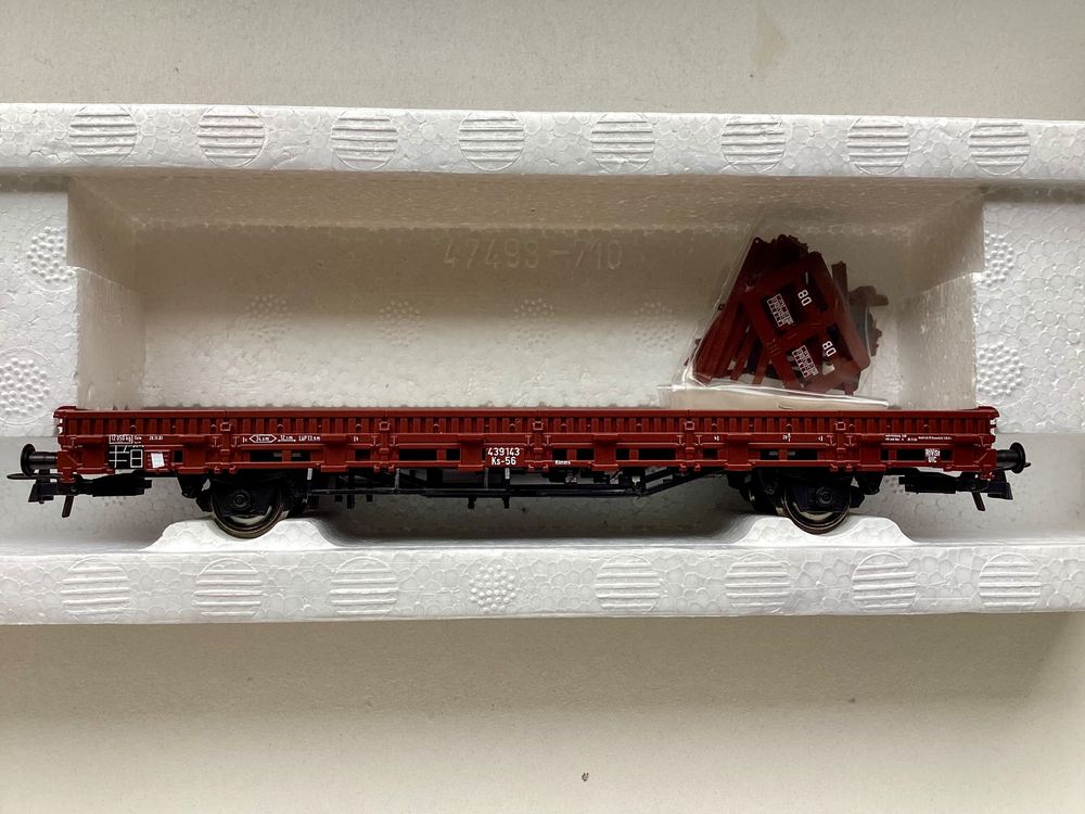 Roco 66676, Rungenwagen der DB. Epoche III (Neu und originalverpackt ...