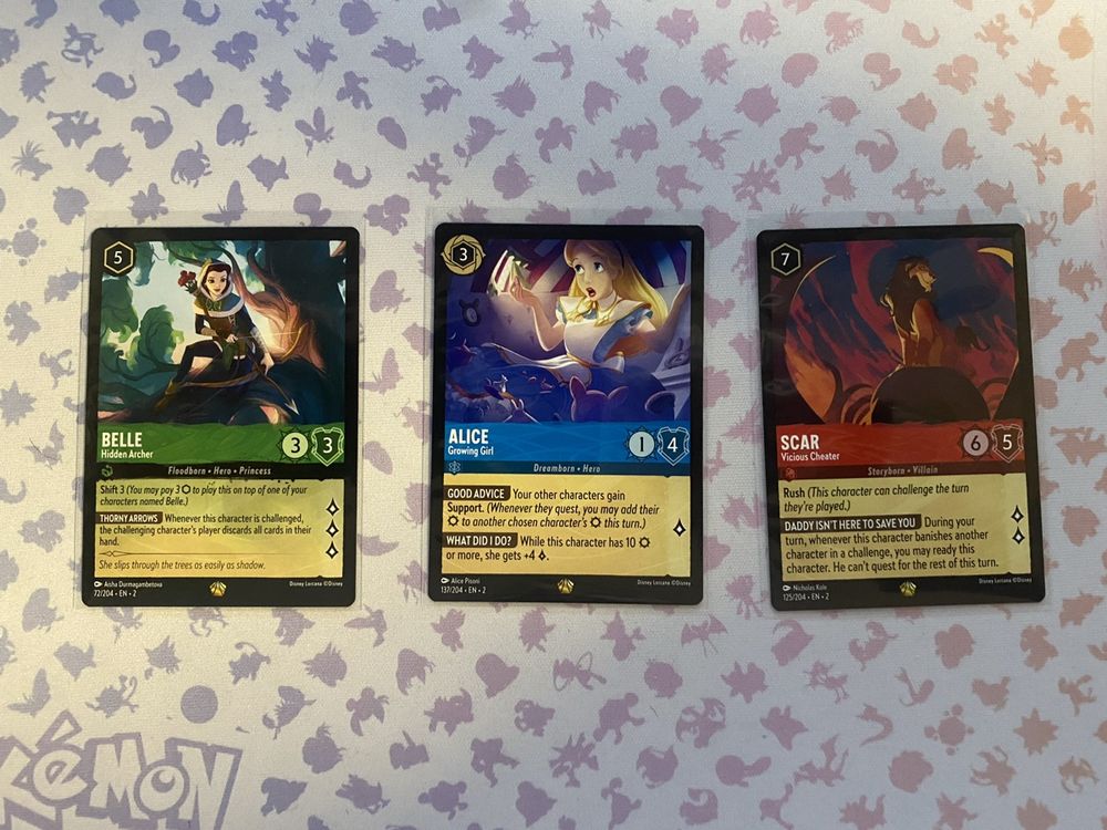 Lorcana second Chapter 3 seltene Karten englisch | Kaufen auf Ricardo