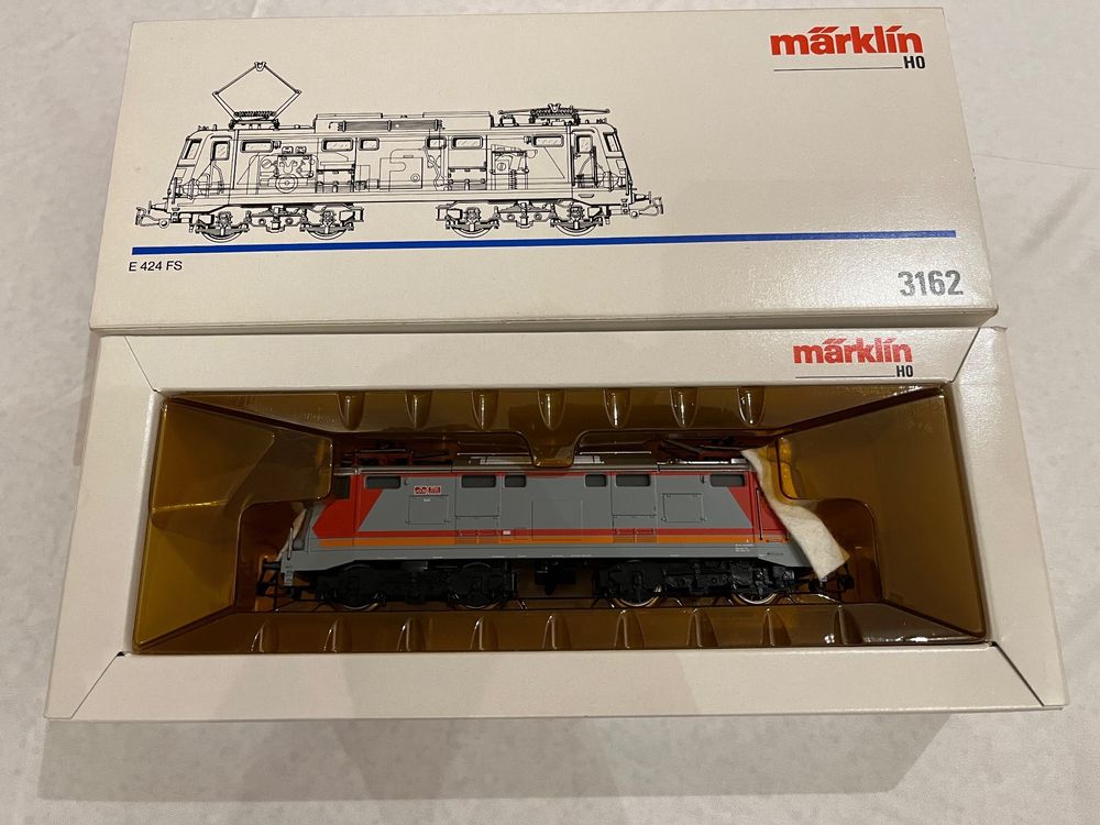 Märklin 3162 E-Lok FS E424 292 Breda 19/65 OVP top Zustand (Neu (gemäss ...