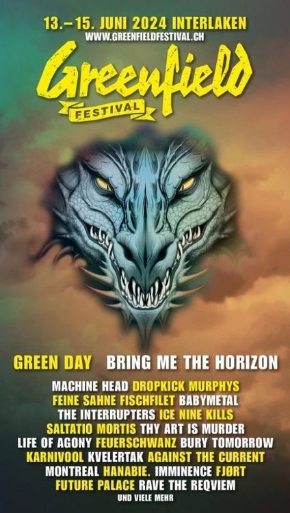 Greenfield 2024 Ticket | Kaufen auf Ricardo