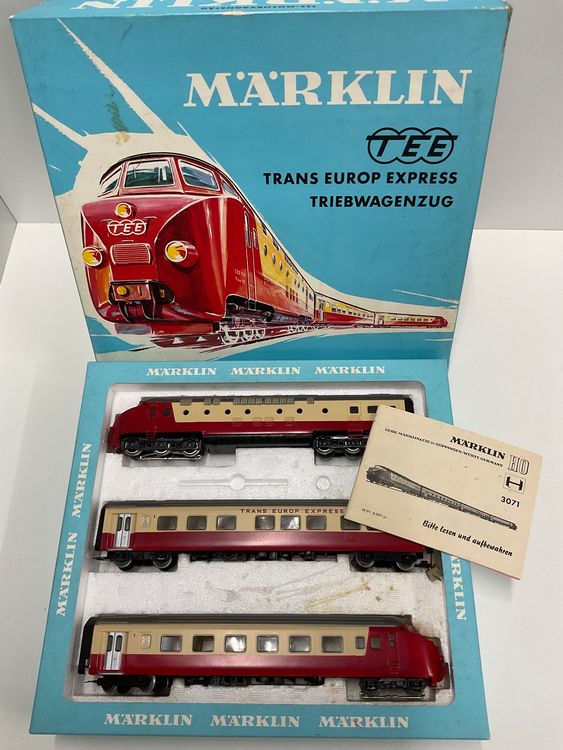 Marklin H0 3071 TEE Triebwagenzug - Bespielt AC Analog (Gebraucht) in ...