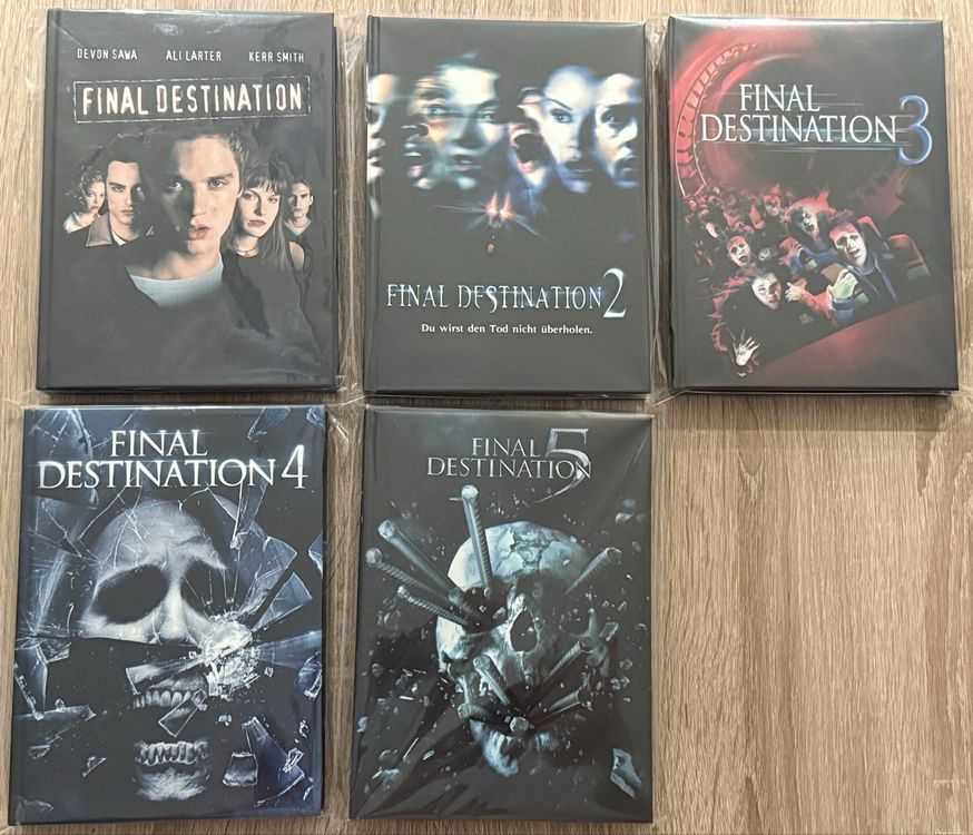 Final Destination 1-5 Mediabooks Nameless Media wie neu (Neu (gemäss ...