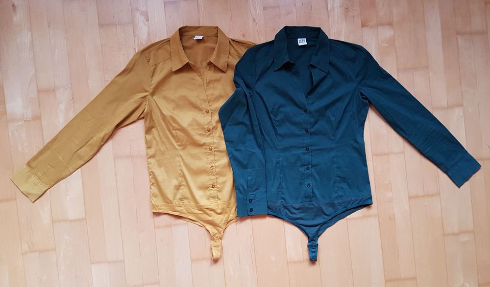 2 Blusen Body Vero Moda Gr. L senf grün | Kaufen auf Ricardo