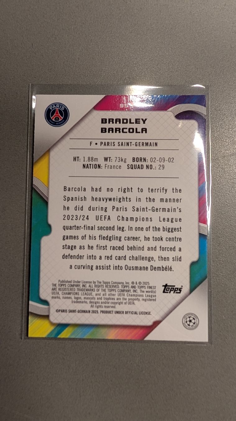 2024-25 Topps Finest PSG Duo lot (Neu (gemäss Beschreibung)) in ...