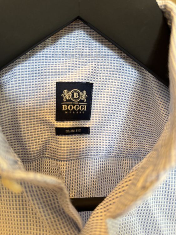 Boggi Milano Shirt, Size 39, Slim Fit, Light Blue 👔 (Neu (gemäss ...