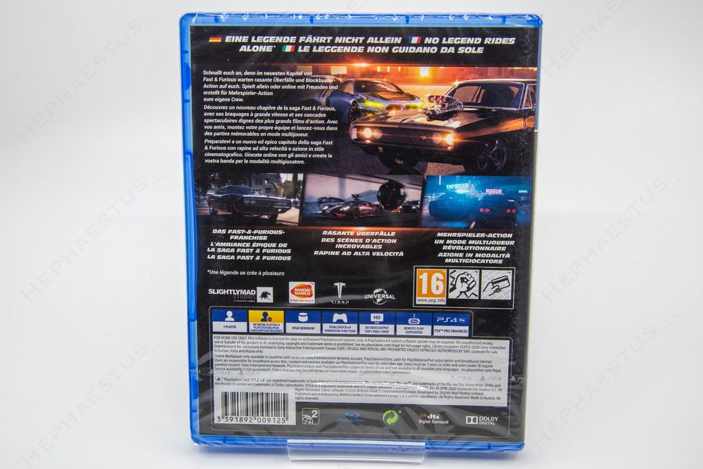 Fast & Furious Crossroads PS4 NEU&OVP (sealed) (Neu und originalverpackt) in Effretikon für CHF ...