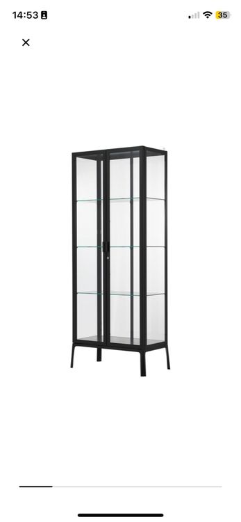 Faszinierend Vitrine Ikea Schwarz Ebenbild