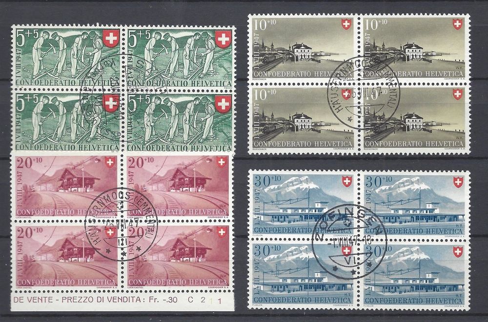 1947 : Pro Patria Satz im VB - KP 125.- (Gebraucht) in Gümligen für CHF 12 – mit Lieferung auf ...
