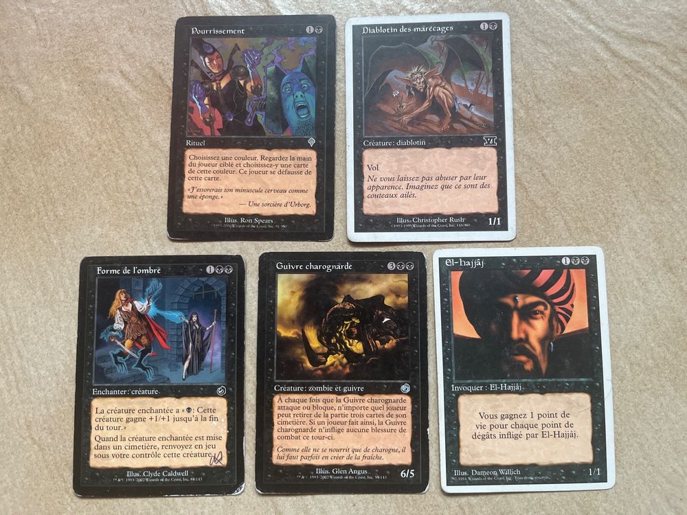 MtG Magic The Gathering 5 cartes françaises | Kaufen auf Ricardo