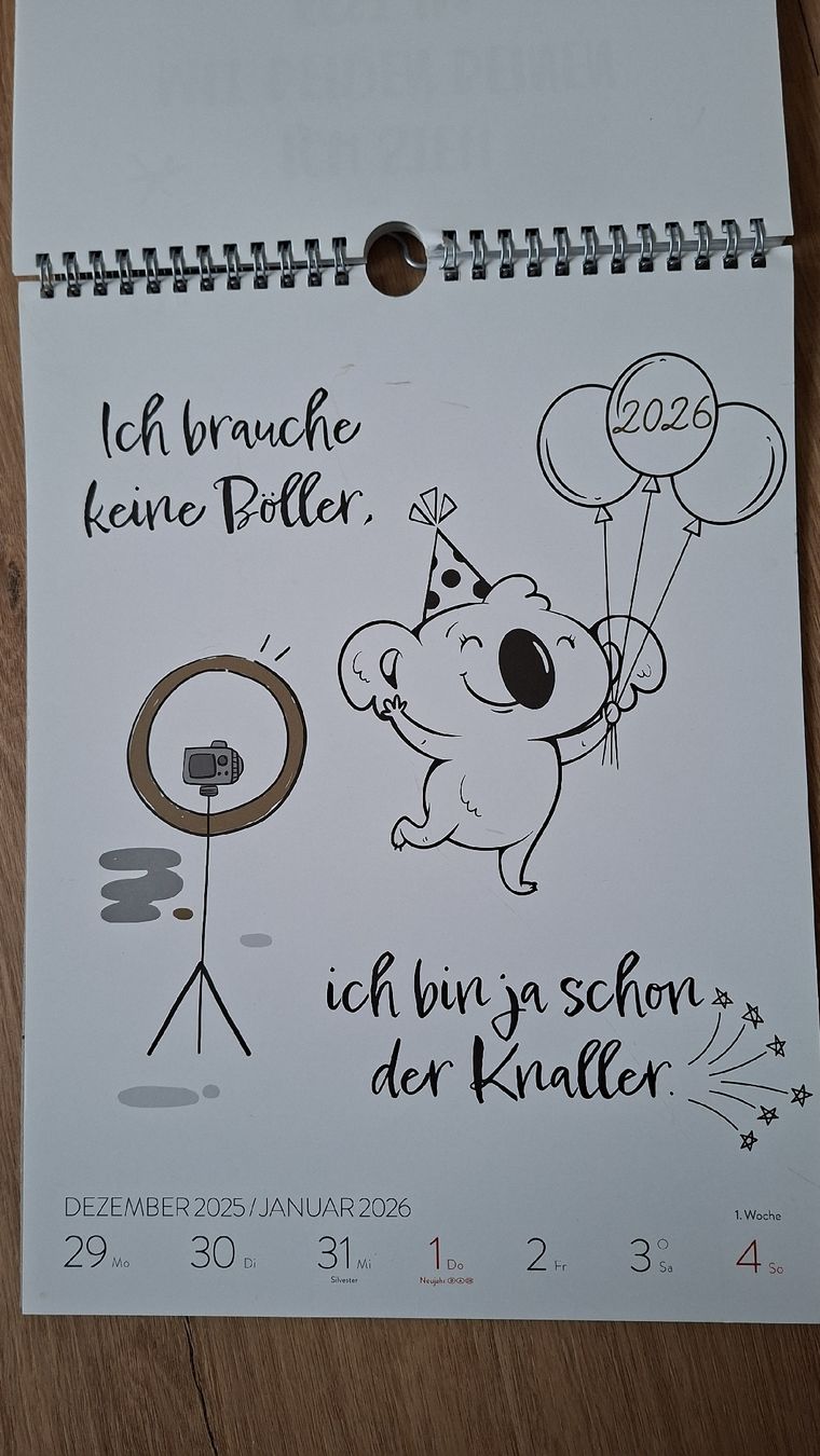 Visual Words Kalender 2025,mit 53 Sprüchen! (Gebraucht) in Kriens für ...