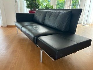 Ledersofa Walter Knoll Modell Jason mit Hocker (Gebraucht) in für CHF ...
