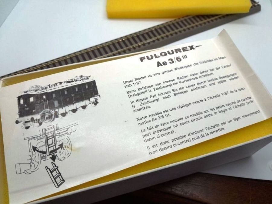 Fulgurex H0 SBB Ae 3/6 III E-Lok 10262, Messing, DC, OVP (Neu (gemäss Beschreibung)) in ...