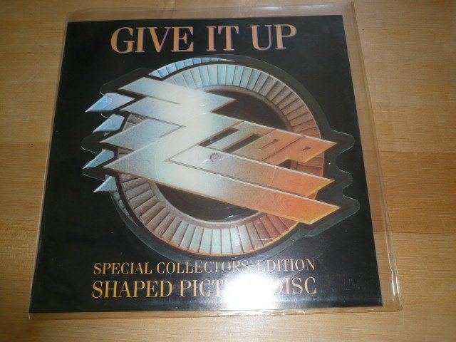 ZZ Top - Give It Up - PICTURE DISC SHAPE - W9509P - UK 1990 (Neu und ...