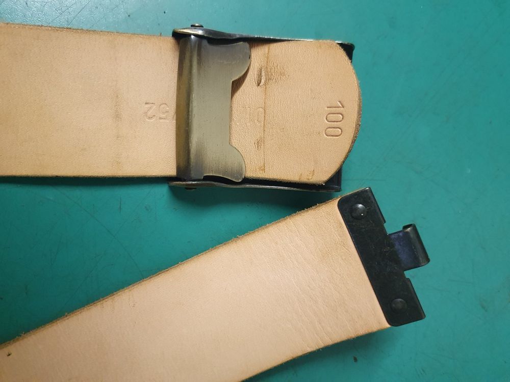 Gurt Deutsche Bundeswehr Ledergurt Gürtel Leder Militär Arme (Gebraucht ...