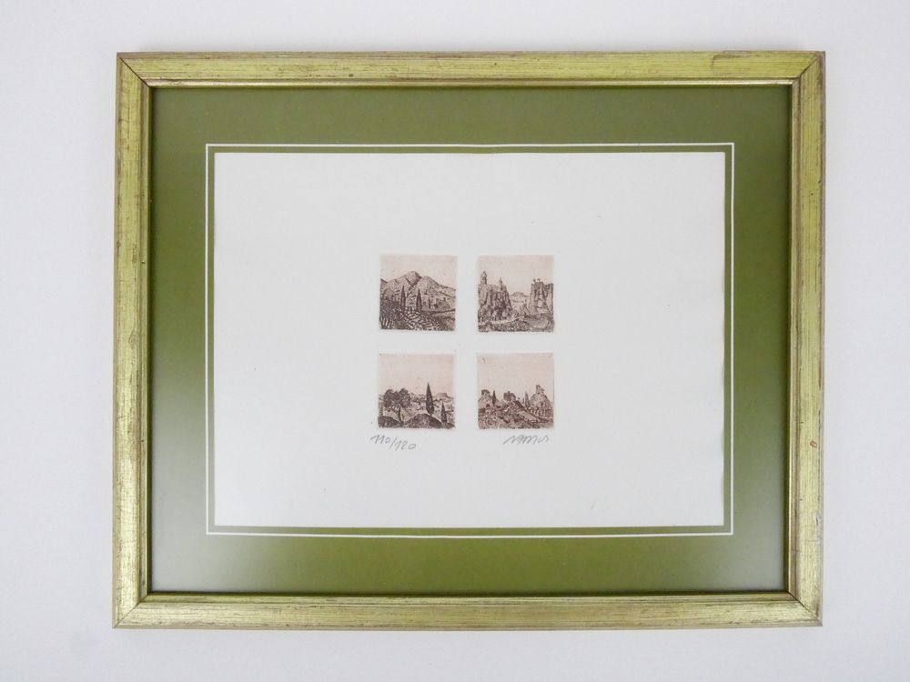 Gemälde 4 kleine Landschaften | Kaufen auf Ricardo