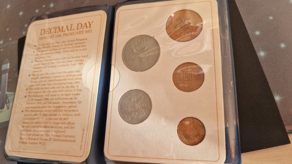 Britische Decimal Day Münzen 1971 PP Set (Gebraucht) in Herisau für CHF ...