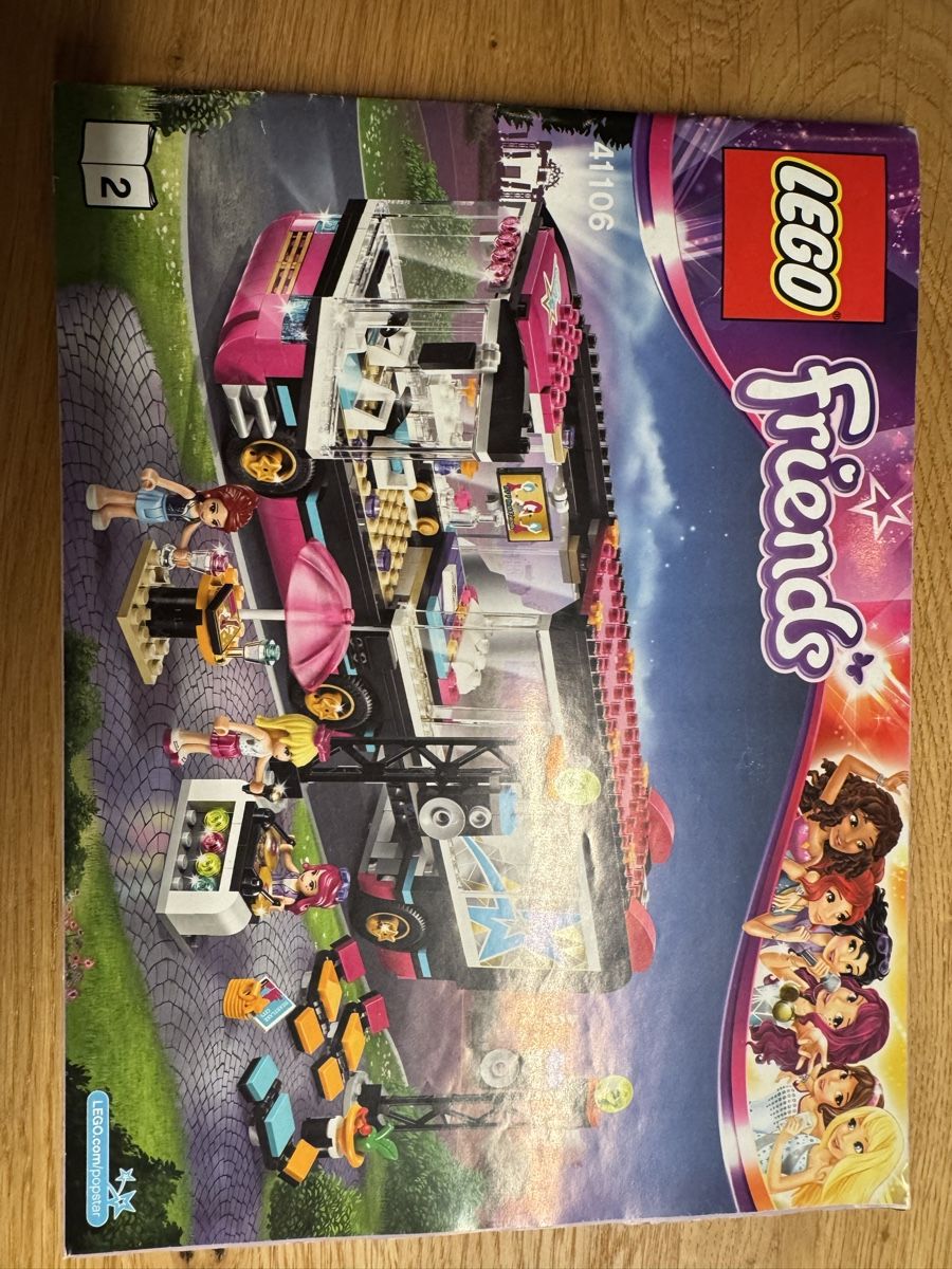 Lego Friends 41106 Popstar Tourbus, komplett, Anleitung! (Gebraucht) in ...