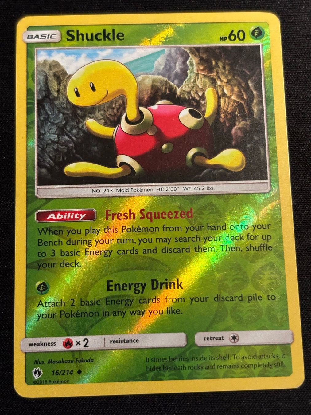 Pokemon Shuckle - Lost-Thunder 16/214 - English (D'occasion) à Bern ...