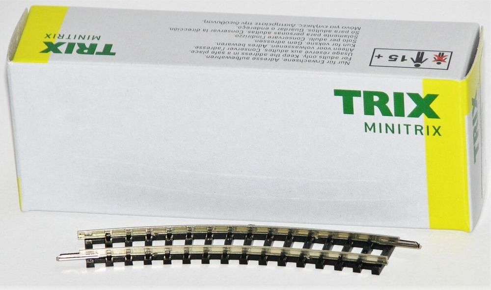 Minitrix 14914, gebogenes Gleis R1, 24° | Kaufen auf Ricardo