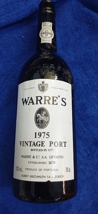 Vintage Port 1975 von Warre's , 75cl, guter Zustand (Neu und originalverpackt) in Oberwil b. Zug ...