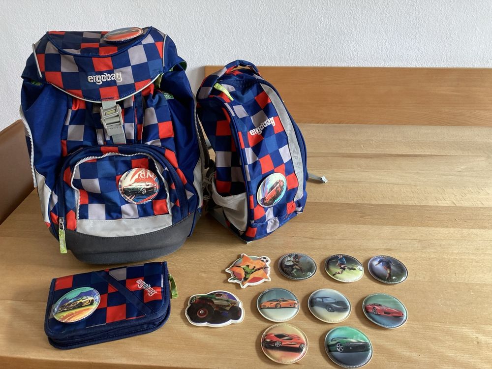Ergobag Schulrucksack, Sportbeutel, Etui, Kletties (Gebraucht) in ...