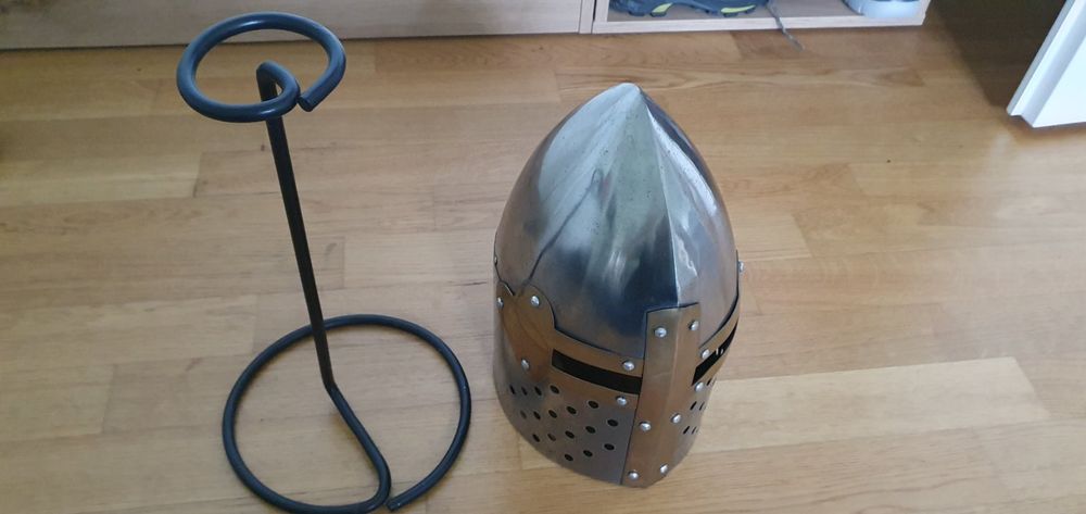 Ritterhelm, Metall, LARP, Mittelalter | Kaufen auf Ricardo