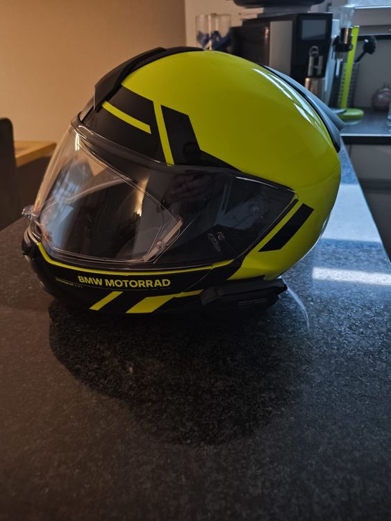 BMW Motorradhelm Klapphelm Gr. L Neongelb/Schwarz Sonnenb... (Gebraucht ...