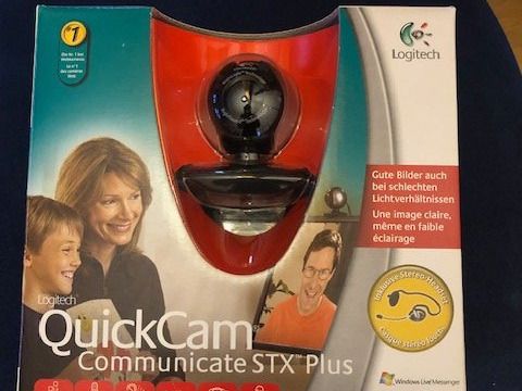 Logitech Quick Cam STX Webcamera mit Stereoheadset (Neu und ...