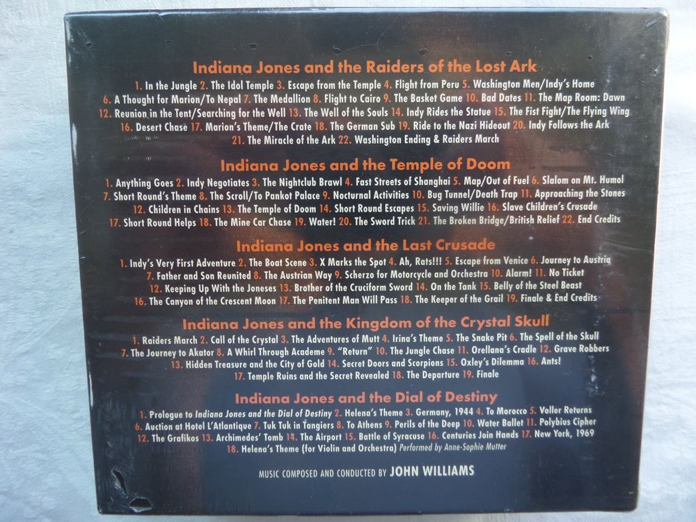 John Williams-Indiana Jones The Complete Collection - 5 X CD (Neu und ...