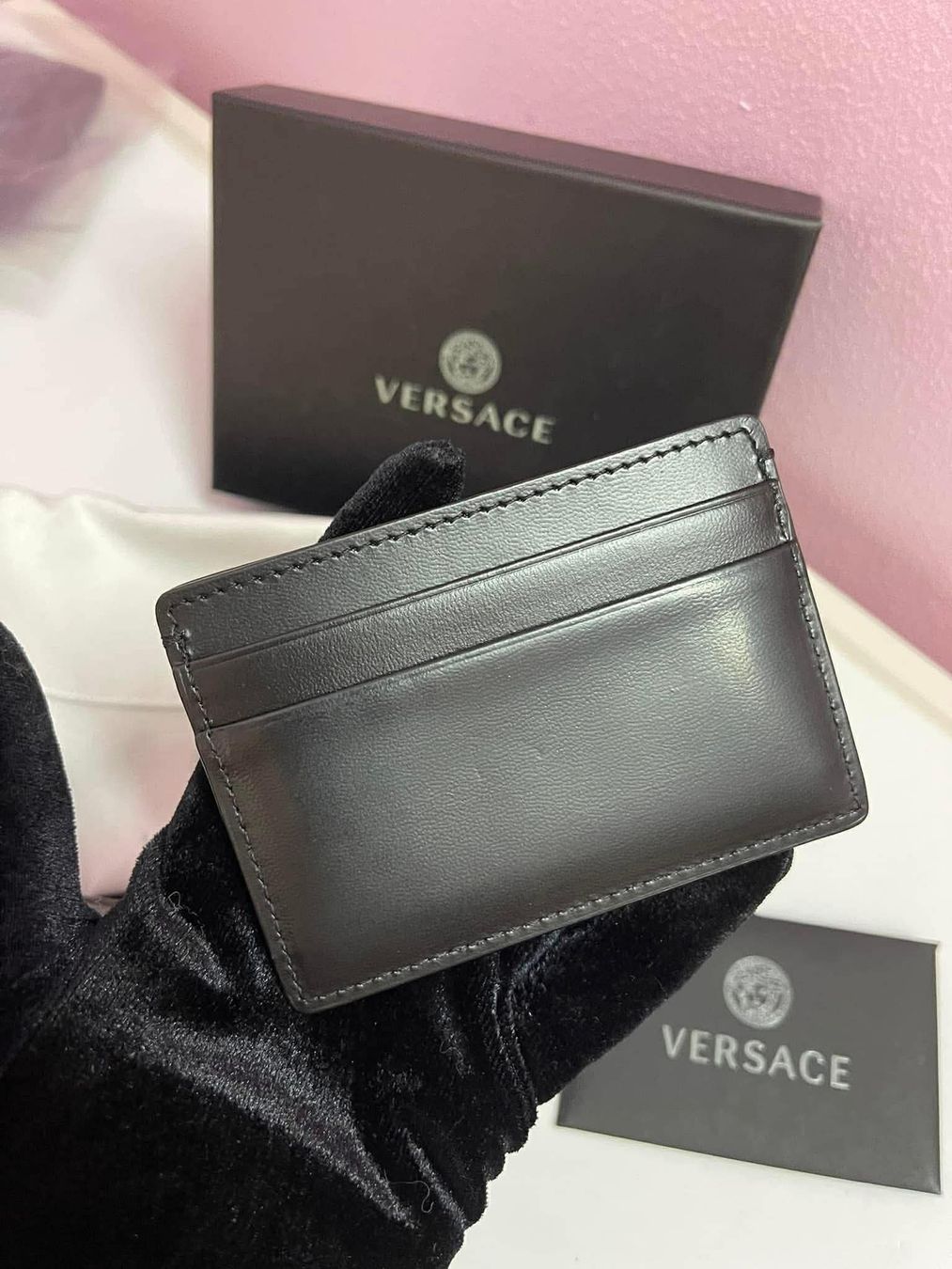 Porte-cartes Versace authentique - Comme neuf, rare! (Neuf avec ...