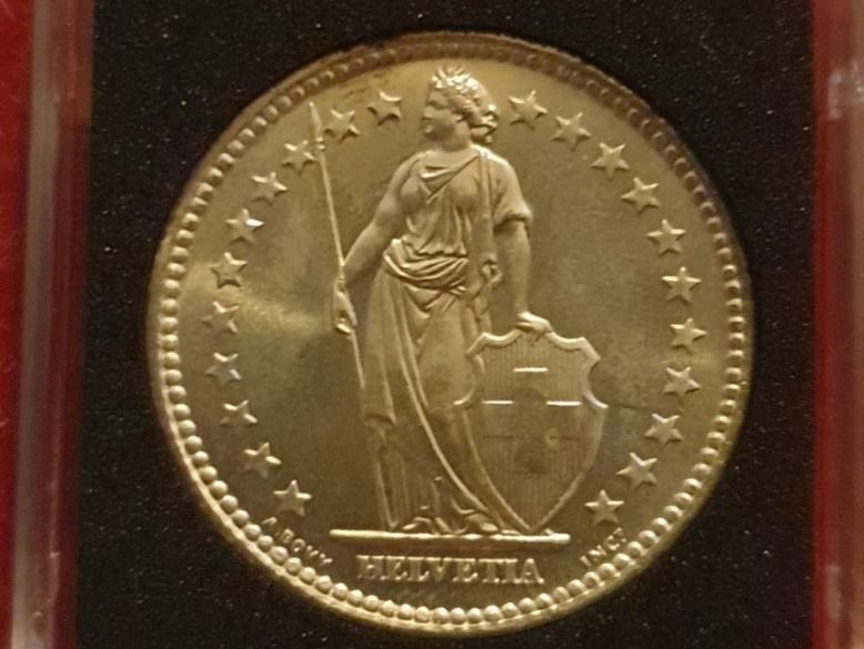 2 Franken 1958 FDC - Erstabschlag - Silber - Top! (Neu (gemäss Beschreibung)) in Biel/Bienne für ...