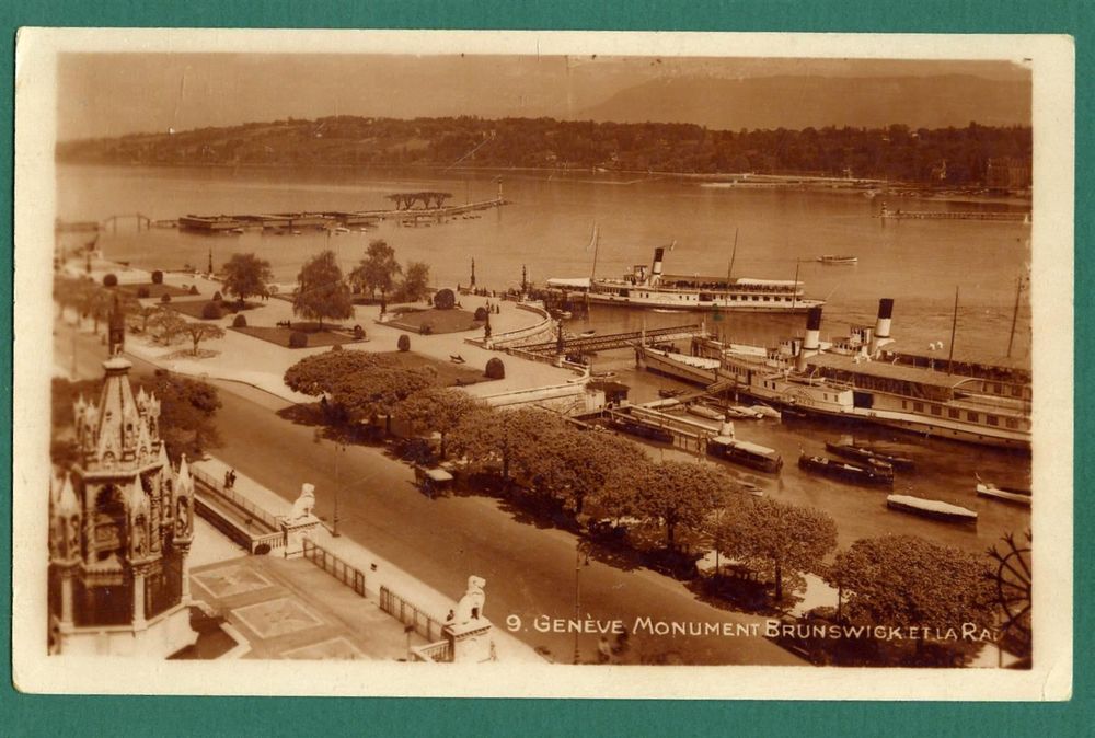 Genève, Monument Brunswick et la Rade (Gebraucht) in Sargans für CHF 1 – mit Lieferung auf ...