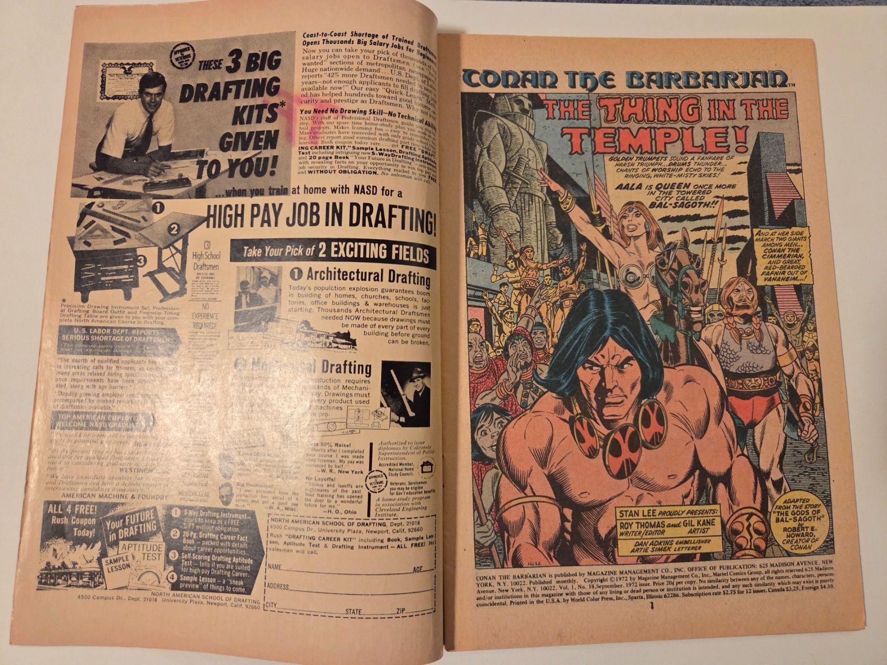 CONAN THE BARBARIAN #18 (Marvel, 1972) Barry Windsor Smith (Gebraucht ...