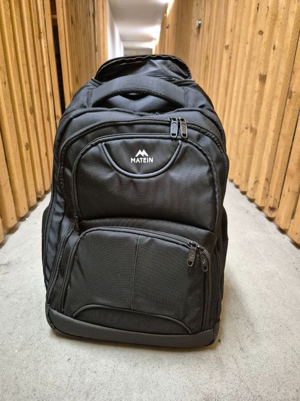 Matein Rolling Laptop Backpack (17 Zoll) – Schwarz (Gebraucht) in ...