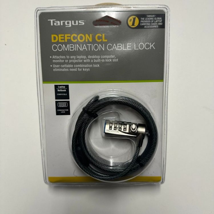 Targus Defcon CL Notebook Security Lock – Neu & OVP (Neu und ...