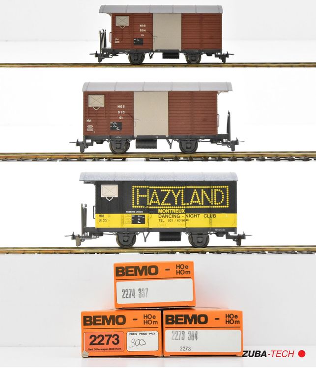 Bemo 3x Güterwagen der RhB H0m GS mit OVP | Kaufen auf Ricardo