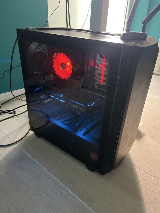 Gaming PC setup WITH ROG Monitor and Logitech Mouse/keyboard (Gebraucht ...