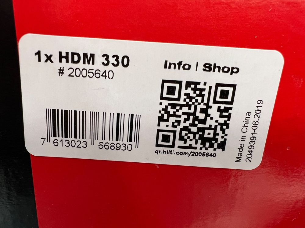 Hilti HDM 330 Manuelles Auspressgerät (Neu und originalverpackt) in ...