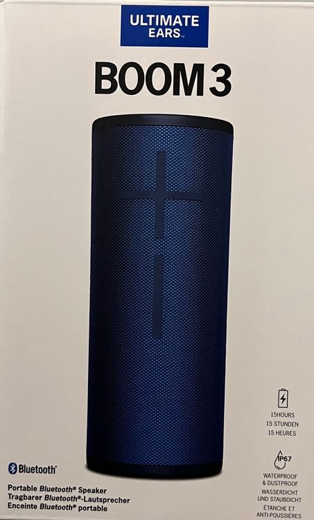 UE Boom 3 - Bluetooth Speaker blau (984-001362) (Neu und ...