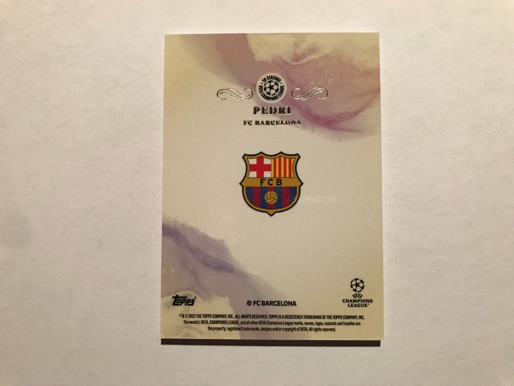 Pedri Topps Pearl UCL 21/22 Pearl (Gebraucht) in Hagendorn für CHF 9.9 ...