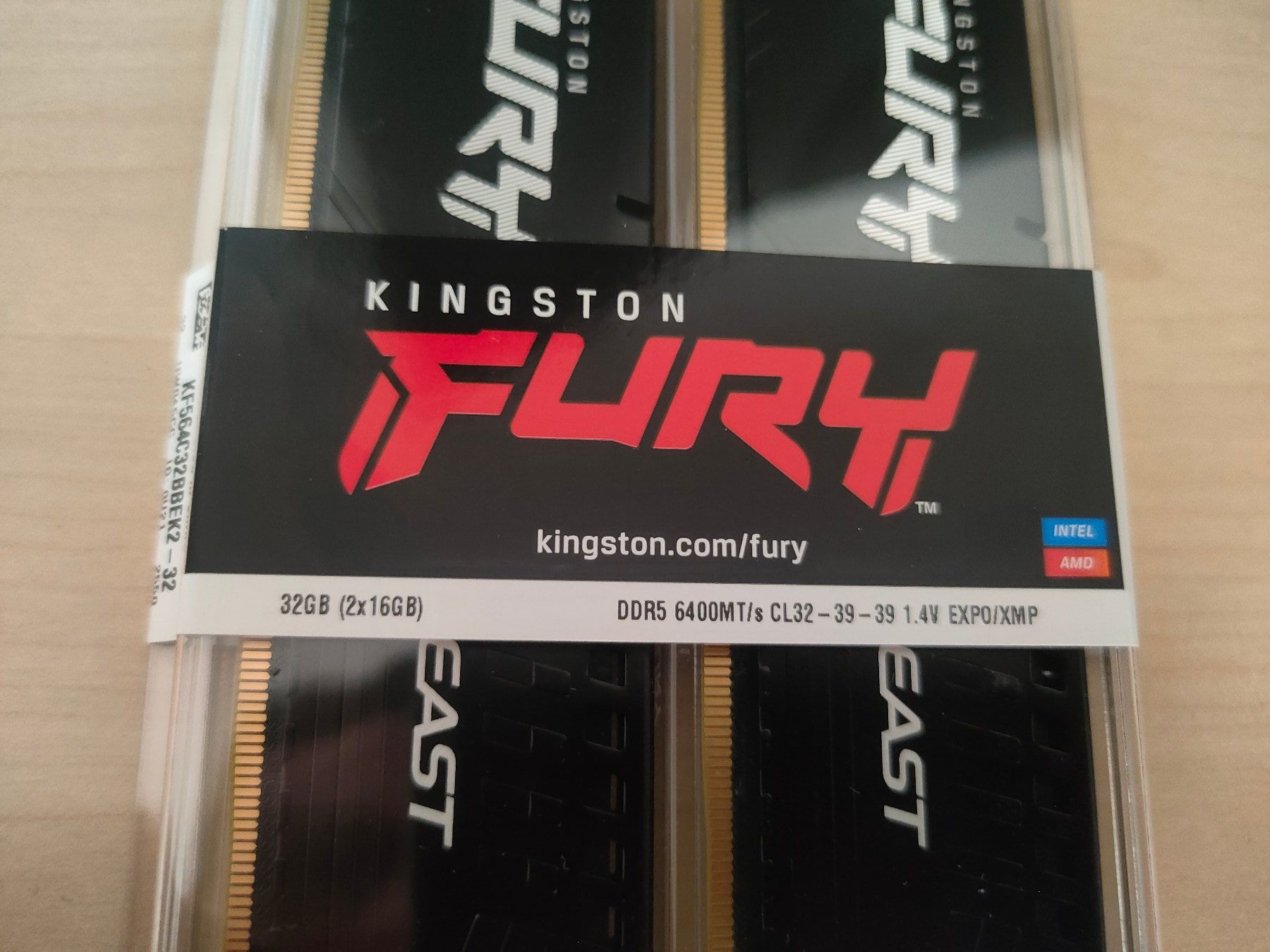 Kingston Fury RAM DDR5-6400 32GB (2x16) CL32 (Neu und originalverpackt ...