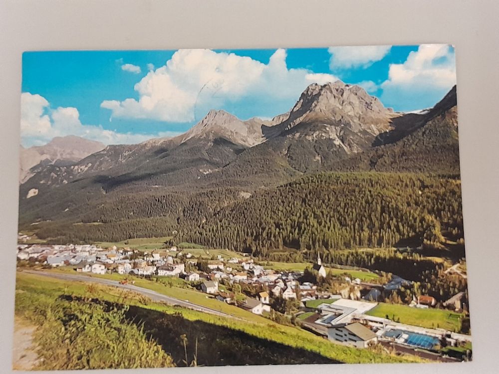 AK Scuol Tarasp Vulpera Heilbad Nahansicht Ajüz Lischana GR | Kaufen auf Ricardo