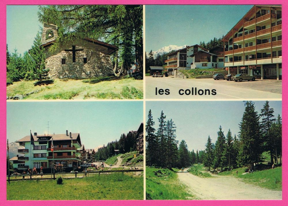 Les Collons Thyon Wallis 4-Bild Karte | Kaufen auf Ricardo