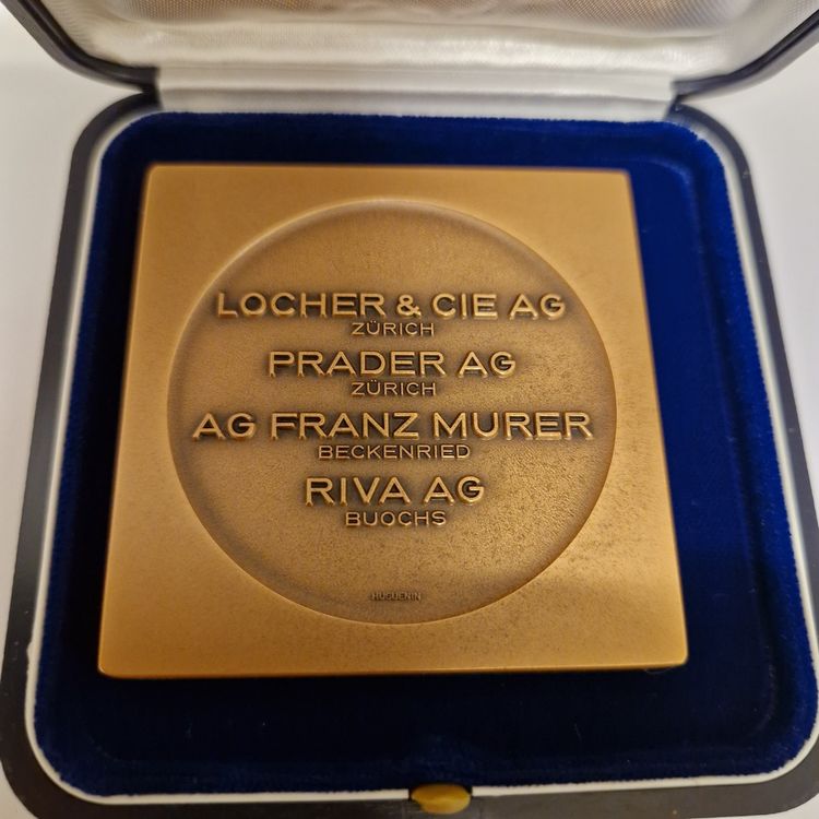 Medaille Durchschlag Seelisbergtunnel 1976 (Gebraucht) in Stans für CHF ...