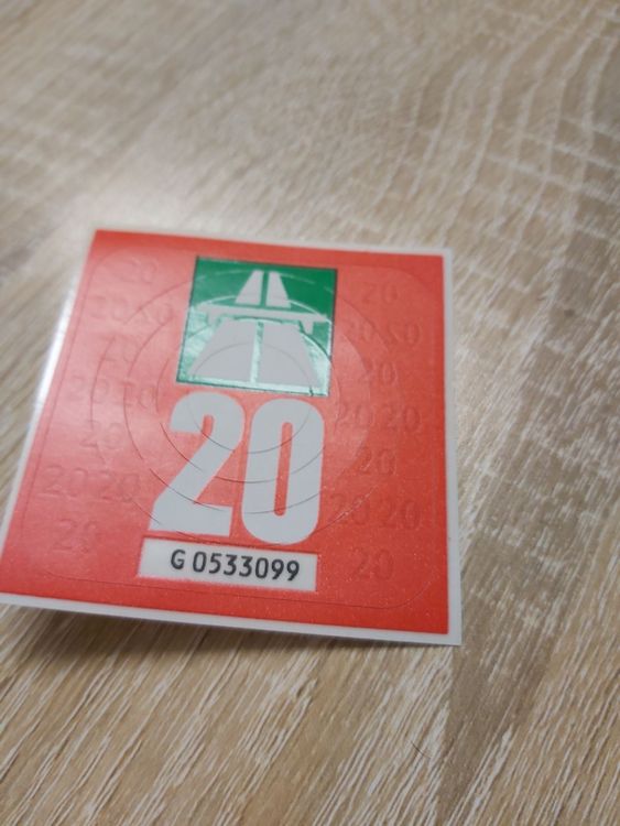 Autobahnvignette 2020 (Neu und originalverpackt) in Lichtensteig für CHF 35 – mit Lieferung auf ...