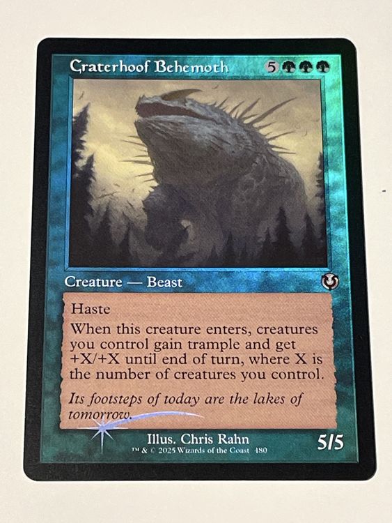 Craterhoof Behemoth, mtg foil (Neu (gemäss Beschreibung)) in Gebenstorf ...