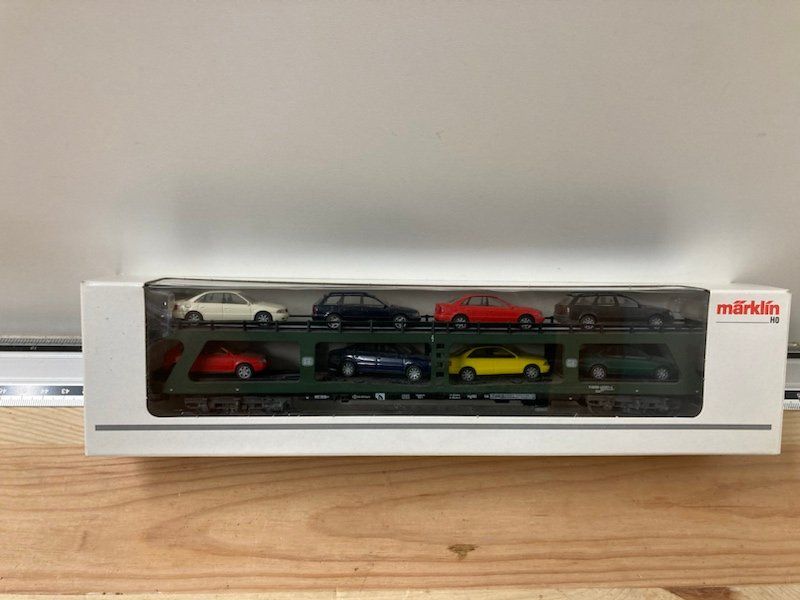 Märklin H0 4084 Reisezug-Autotransportwagen DDm 915 DB (Gebraucht) in ...